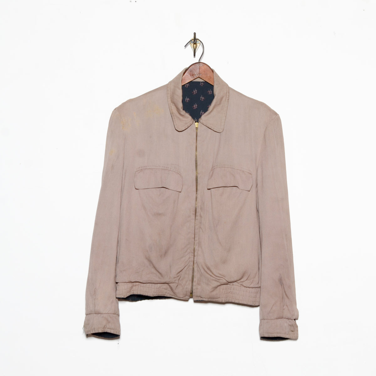 1950's Rayon Black Atomic Gab Reversible Rickey Jacket – Rugged Road & Co.